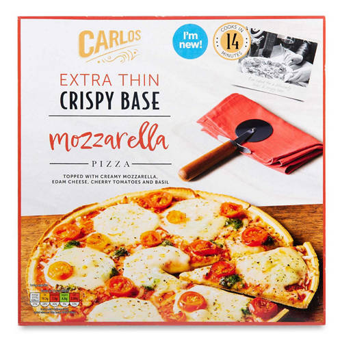 Extra Thin Crispy Base Mozzarella Pizza | ALDI IE